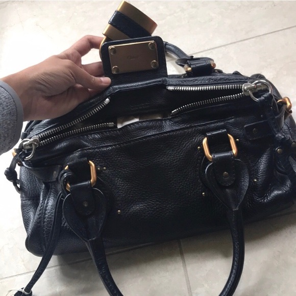 Chloe | Bags | Black Chloe Paddington Lock Bag | Poshmark